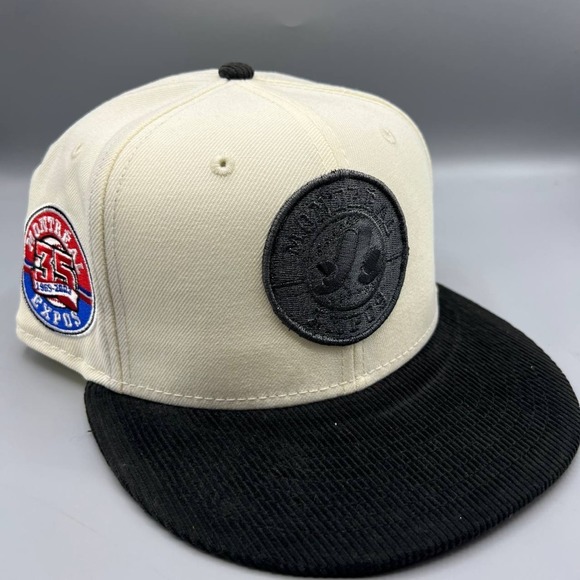 New Era | Accessories | Montreal Expos Hat Men 7 2 White Black 59fifty ...